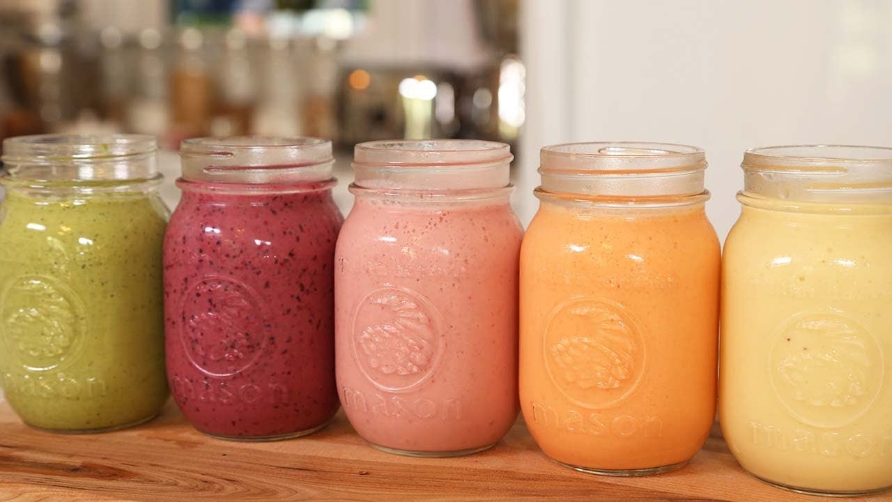 5 Healthy Breakfast Smoothies! - Recipe Flow