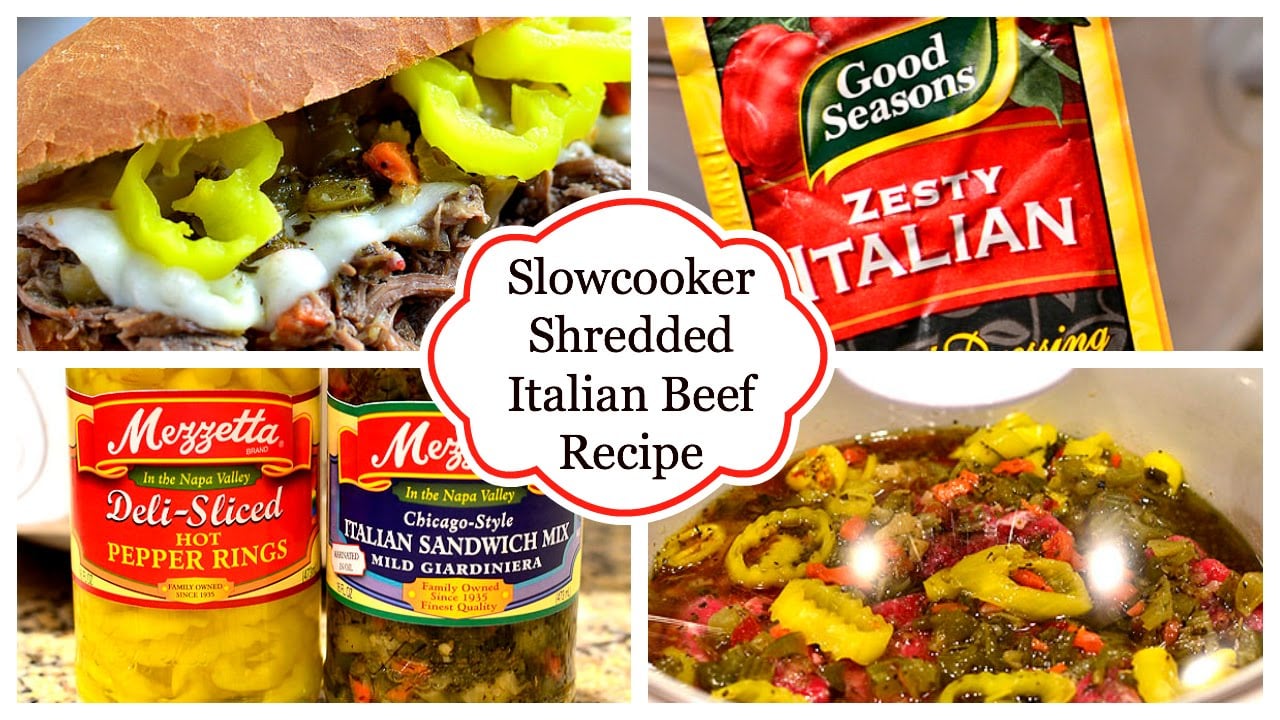 Slow Cooker Shredded Italian Beef Sandwiches Recipe - Recipe Flow