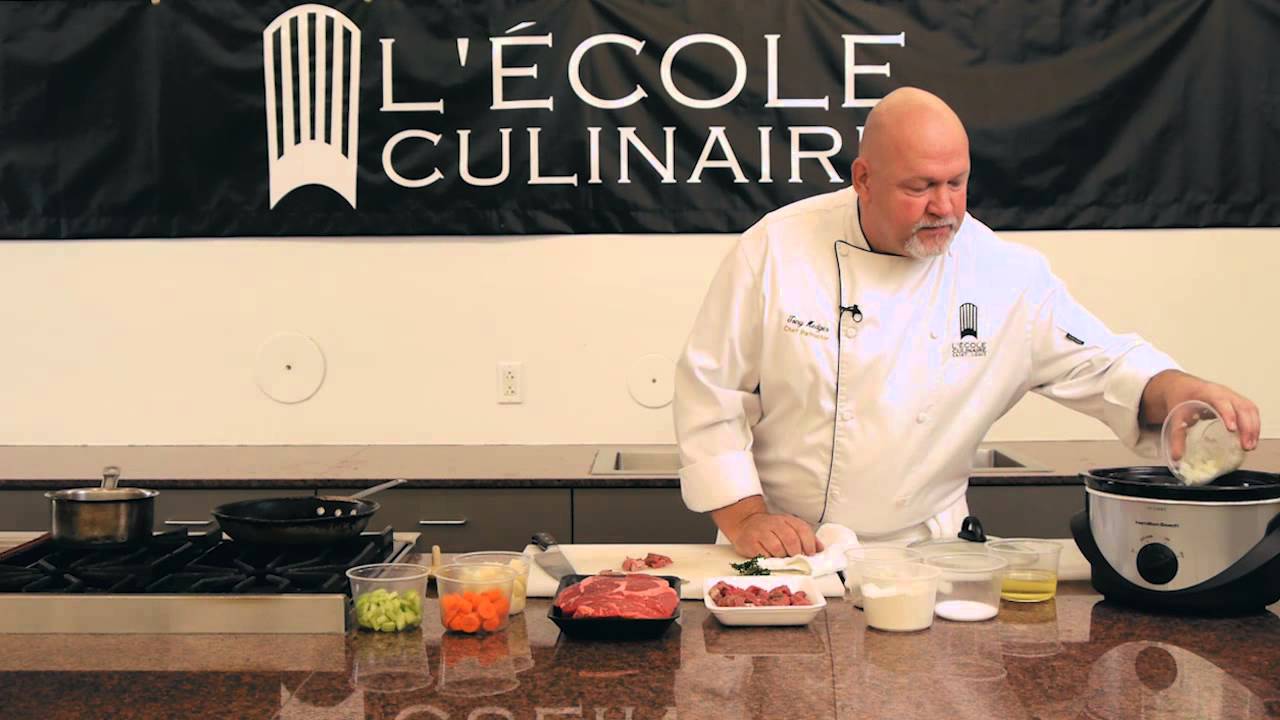 How to Make Beef Stew in a Slow Cooker : Preparing Stews: Tips & Tricks ...