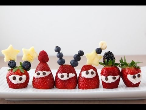 Strawberry Aliens - Healthy Snacks for Kids - Weelicious - Recipe Flow
