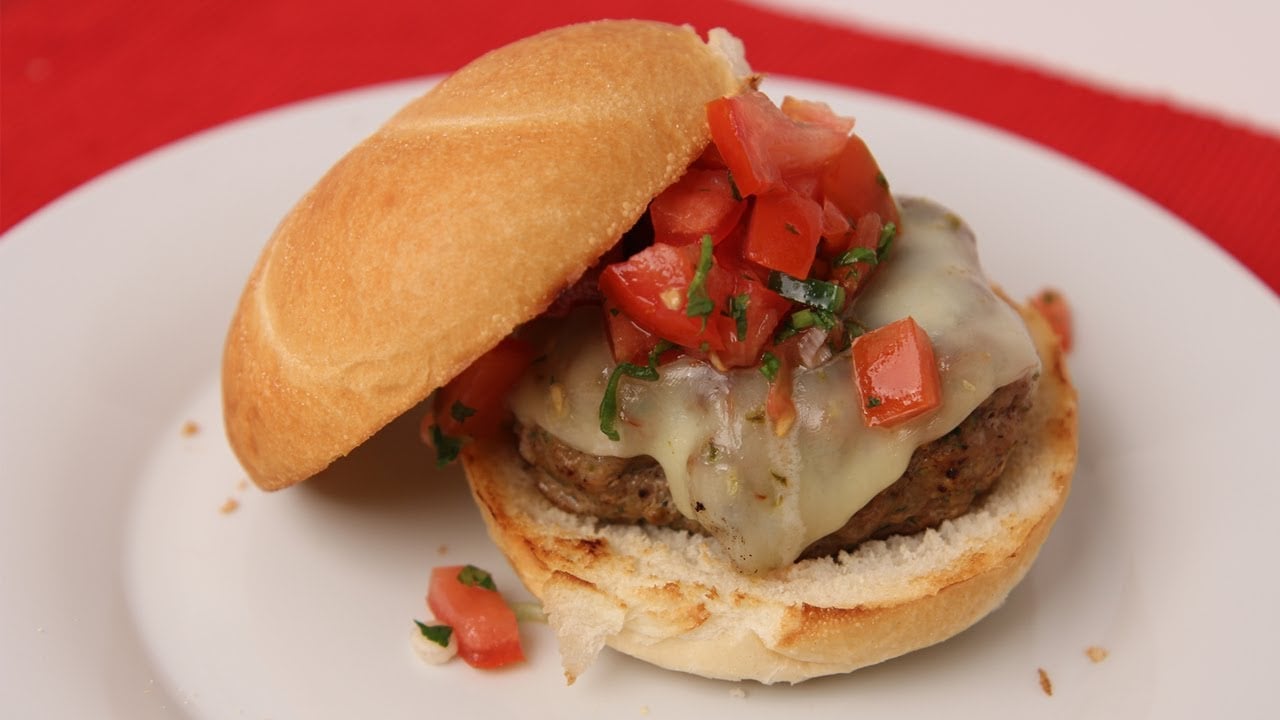 Tex Mex Burger Recipe - Laura Vitale - Laura in the Kitchen Episode 435 ...
