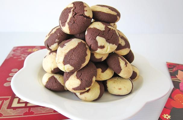 Chocolate Marbled Cookies - Recipe Flow