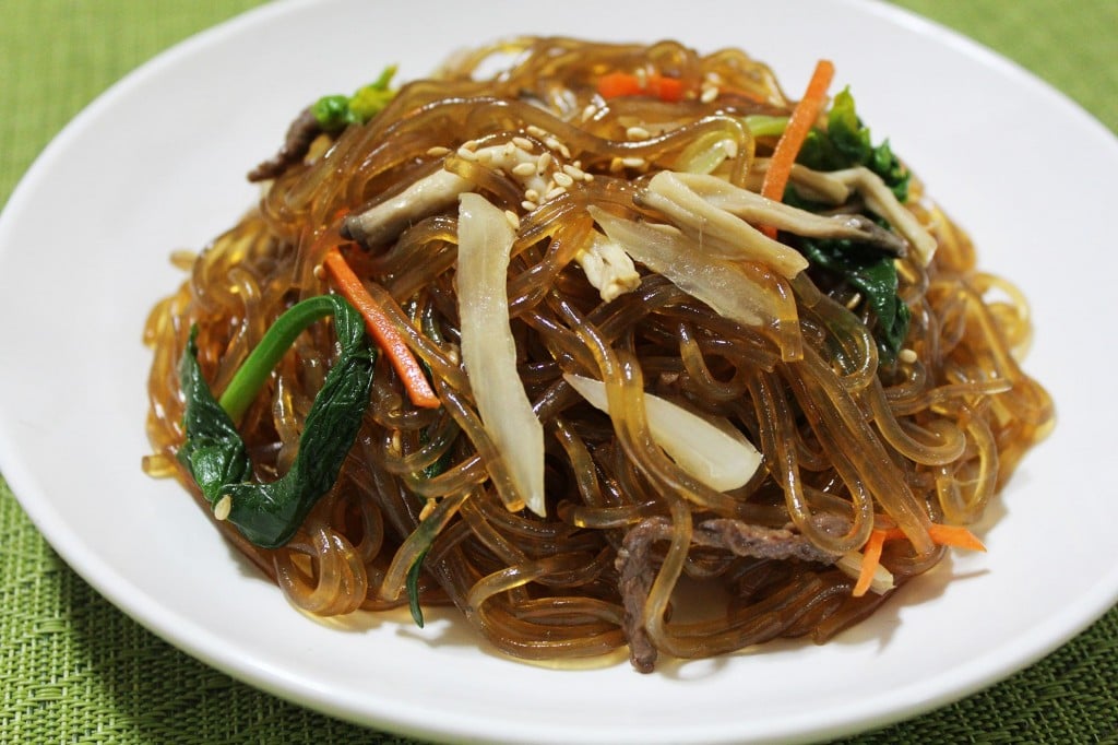 잡채 .Korean JapChae Recipe. Glass Noodle - Recipe Flow