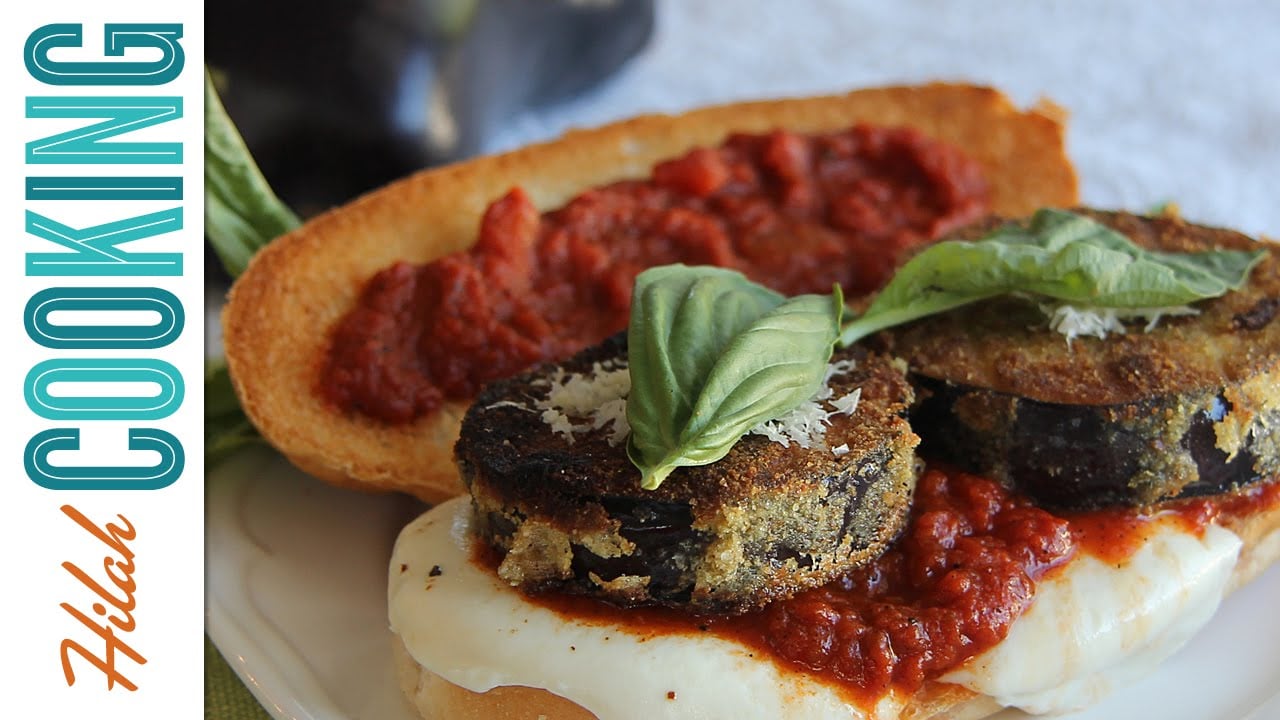 Eggplant Parmesan Sandwich | Hilah Cooking - Recipe Flow