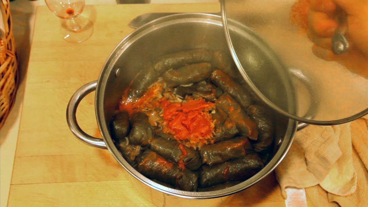 Stuffed Grape Leaves - Dolma or Dolmades Recipe - Sapolopolous - Recipe ...
