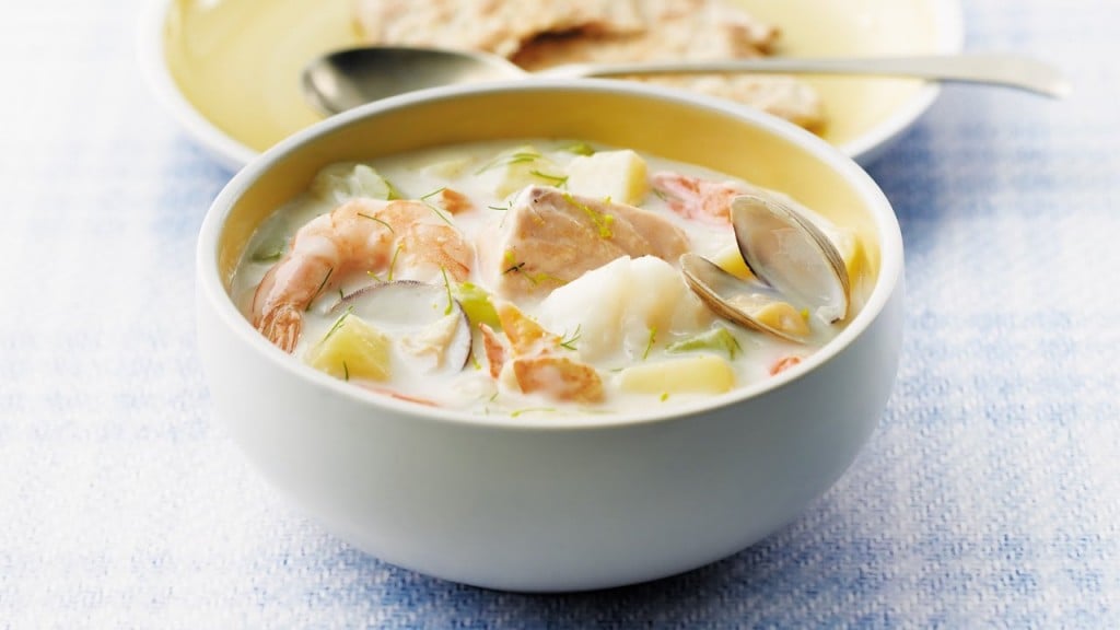 Classic Maritime Seafood Chowder | 2010 Milk Calendar Recipe - Recipe Flow