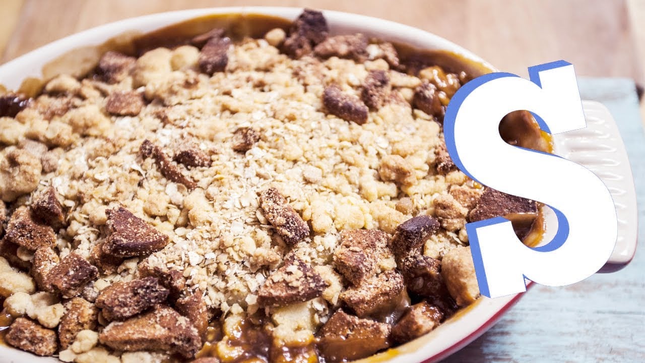 Toffee Apple Crumble Recipe - SORTED - Recipe Flow