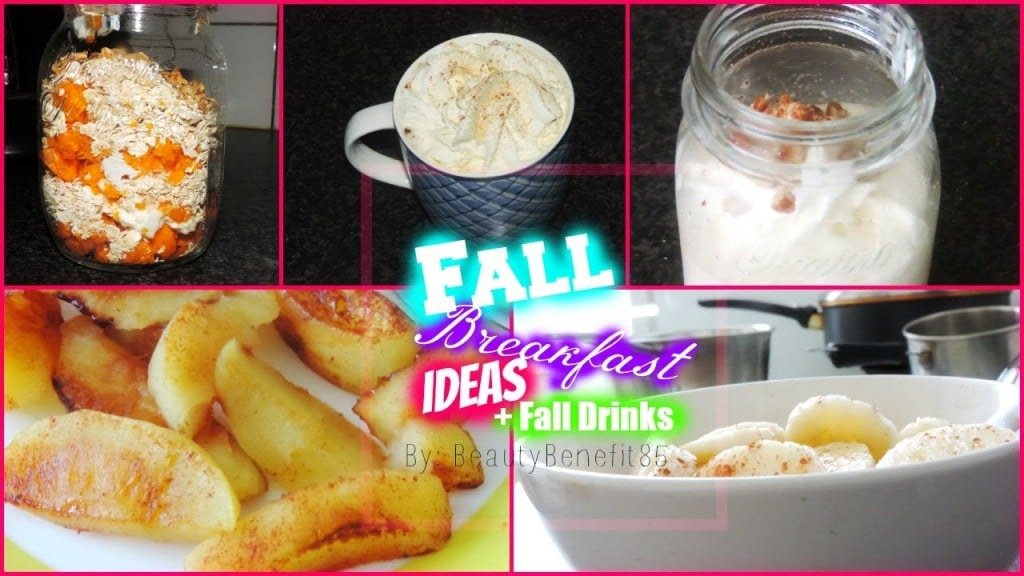 Fall Breakfast Idea's + Fall drinks - Recipe Flow
