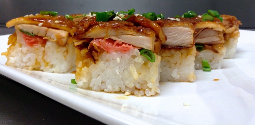 How to make Chicken Teriyaki Sushi 鶏寿司 - Recipe Flow