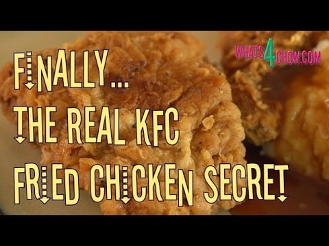 KFC Fried Chicken Secret Recipe - Original Recipe / Secret Ingredients / How to Make KFC ...