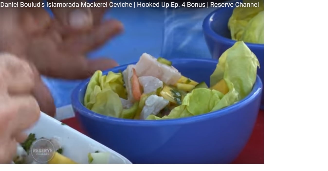 Daniel Boulud's Islamorada Mackerel Ceviche | Hooked Up Ep. 4 Bonus ...