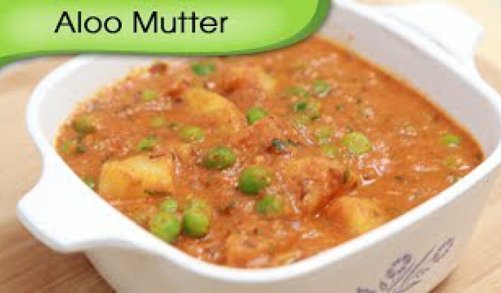Aloo Mutter - Potato Peas Curry - Indian Main Course Recipe By Ruchi ...