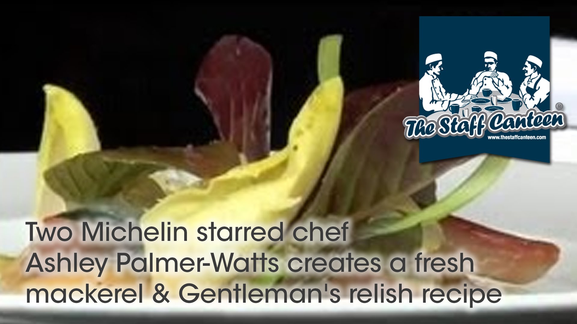 Two Michelin starred chef Ashley Palmer-Watts creates a fresh mackerel ...